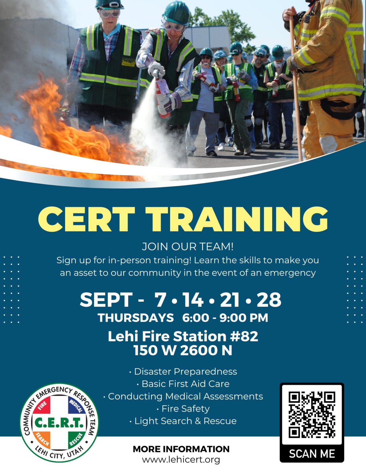 Training-info | Lehi City CERT